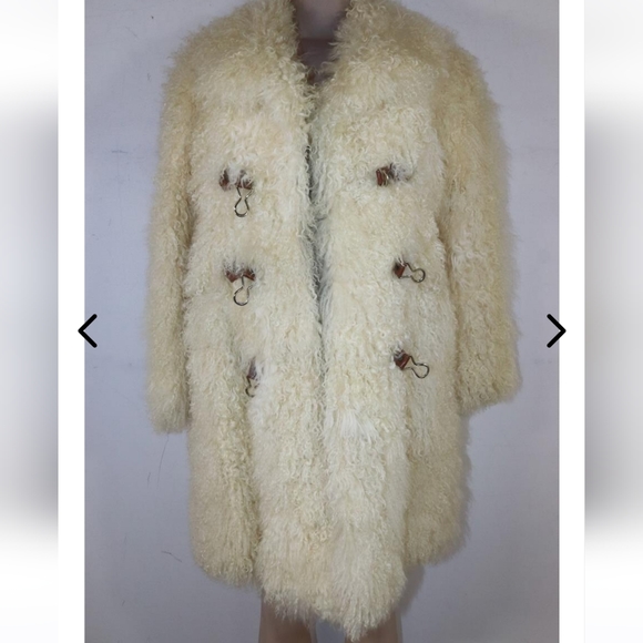 Galistinos Fur | Jackets & Coats | Long Greek Curly Lamb Fur Coat ...